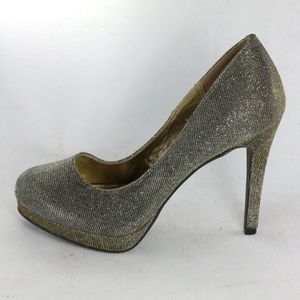 FIONI Clothing | Shoes | Fioni Night Silvergold Shimmer Platform Heels ...